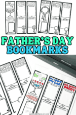 Free Printable Father's Day Bookmarks to Color for Dad & Grandpa