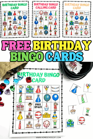 Free Birthday Bingo Printable Game for Kids