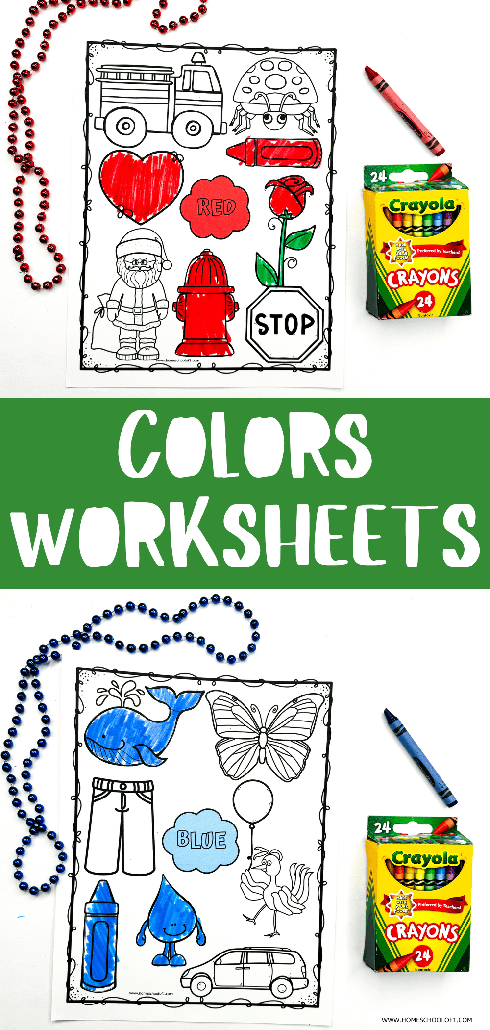 Fun & Free Colors Worksheets for Preschool Learning