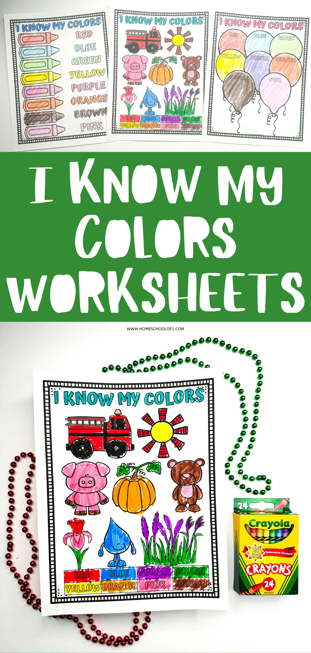 Free I Know My Colors Worksheet | Fun Color Learning