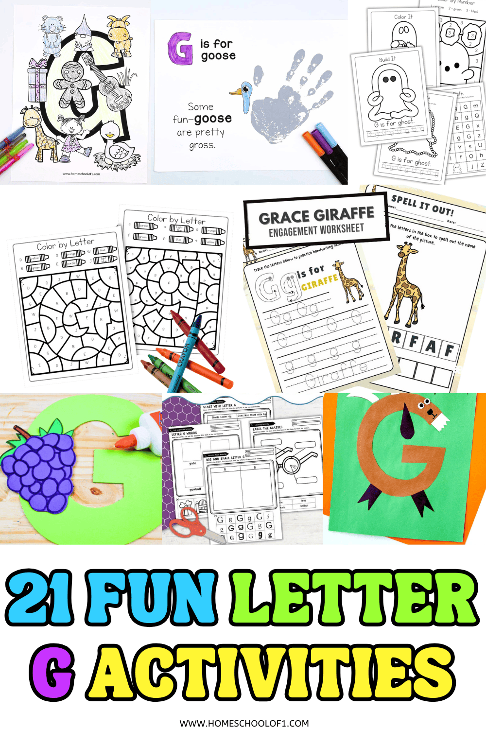 Letter G Activities for Preschoolers | Crafts & Free Worksheets