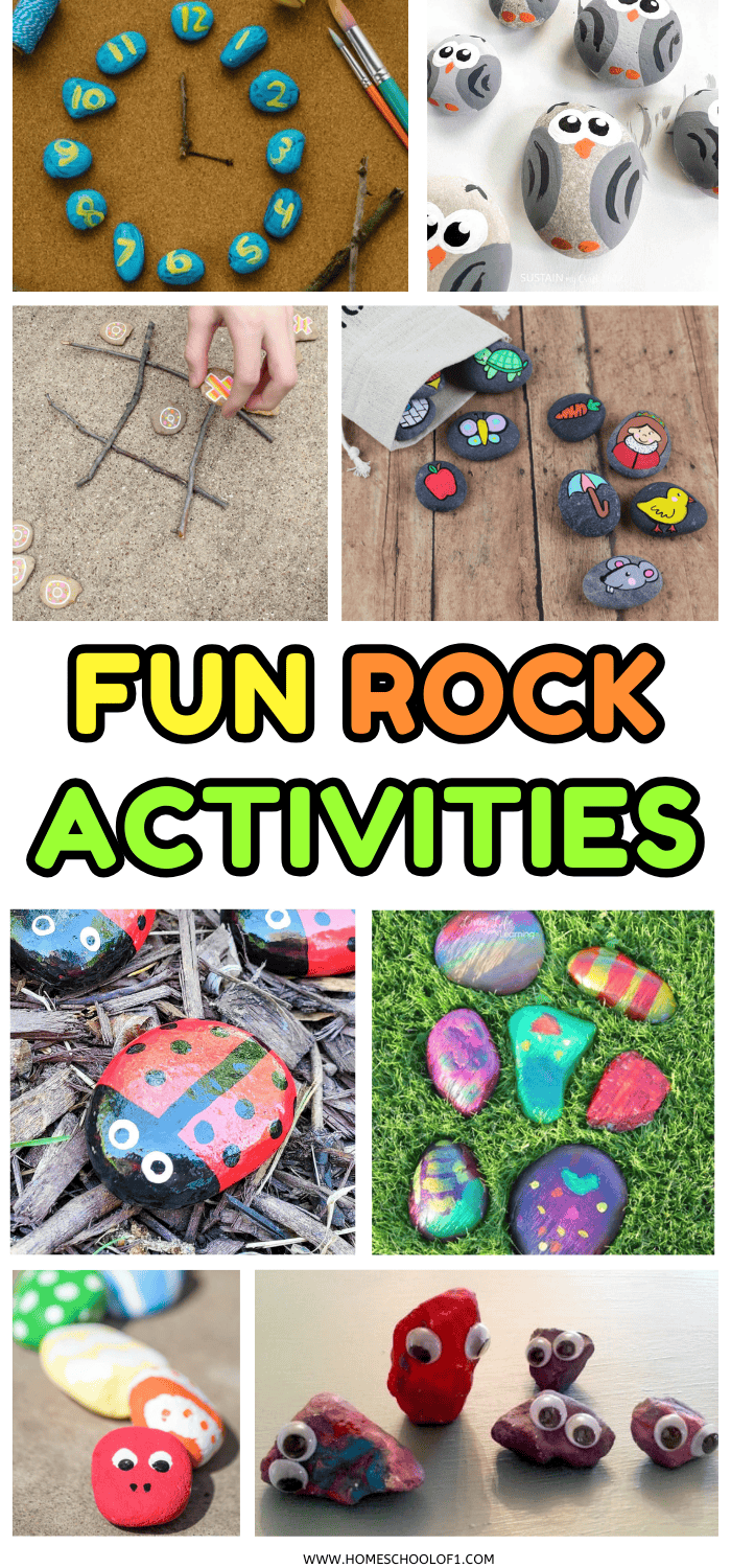 16 Rock Activities for Preschoolers with Free Worksheets