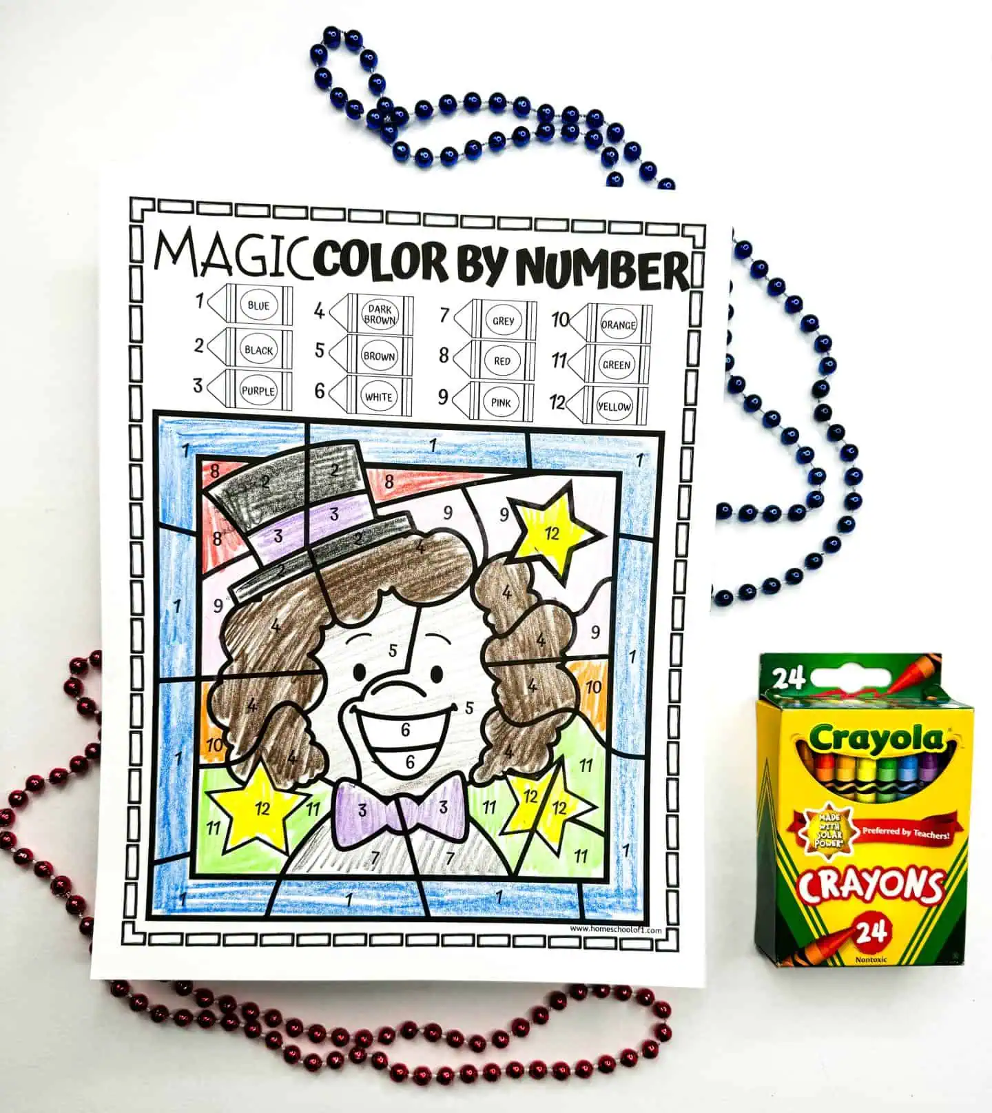 9 Free Magic Color By Number Worksheets