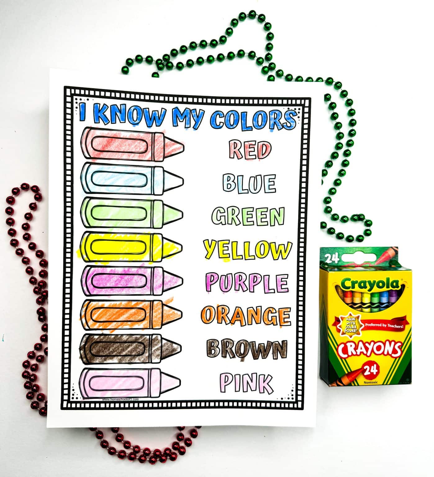Free I Know My Colors Worksheet | Fun Color Learning