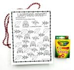 Free Ladybug Math Worksheet for Preschool Counting