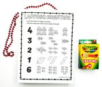 Free Ladybug Math Worksheet for Preschool Counting
