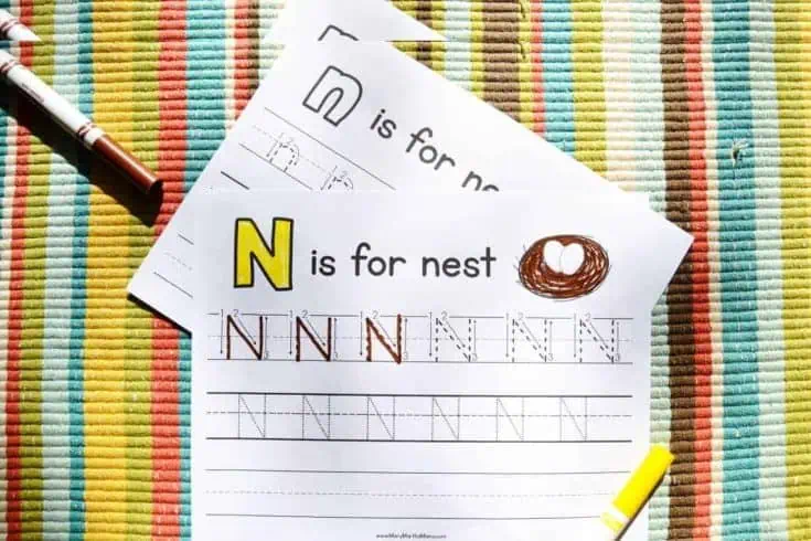 15 Letter N Activities for Preschool (Crafts & Worksheets)