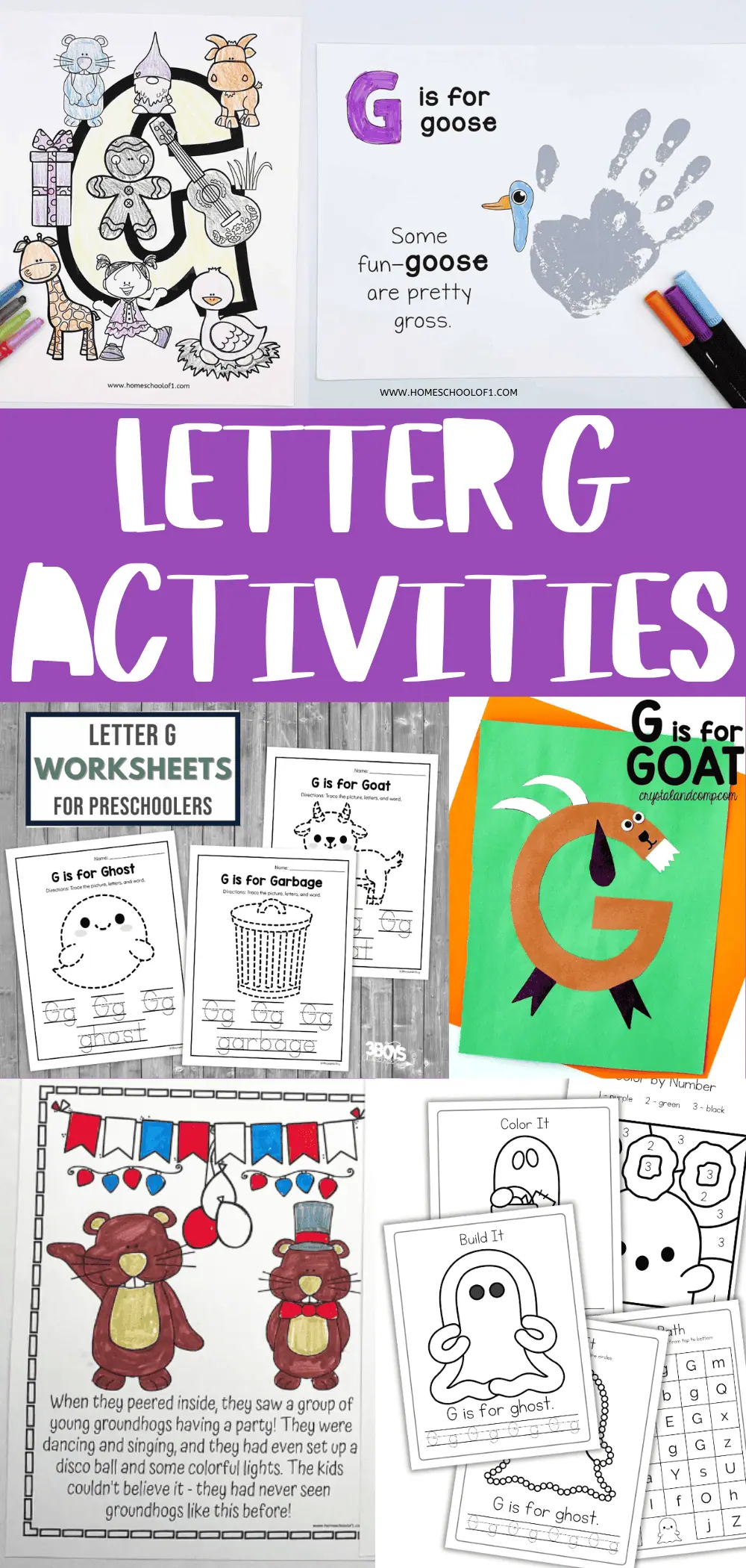 Letter G Activities for Preschoolers | Crafts & Free Worksheets