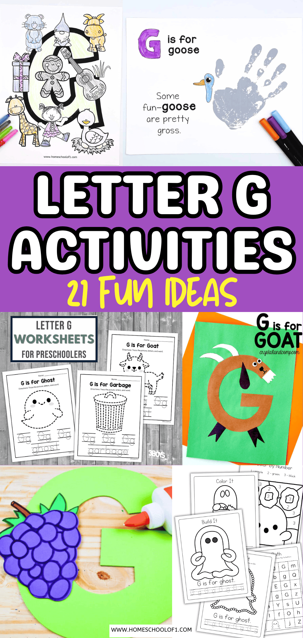 Letter G Activities for Preschoolers | Crafts & Free Worksheets