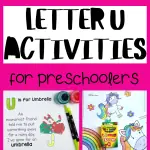 Letter U Activities For Preschoolers | Free Printables & Crafts