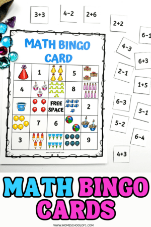 Free Math Bingo Printable (Addition & Subtraction 1-10)