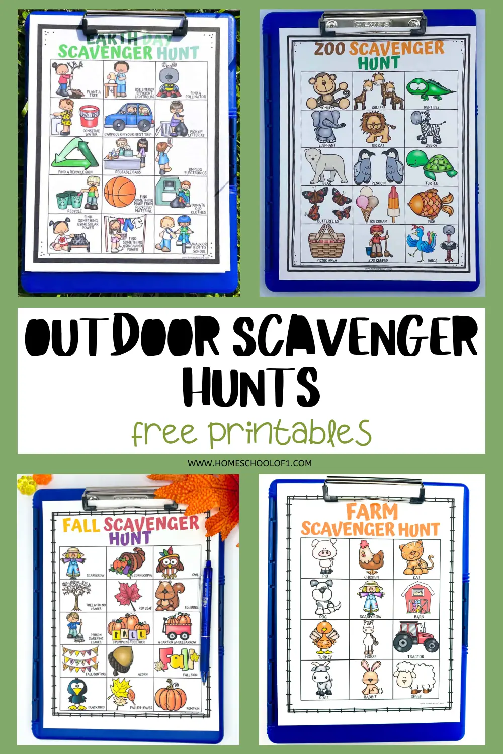 50+ Scavenger Hunt Ideas for Kids (Free Printables & Clues!)