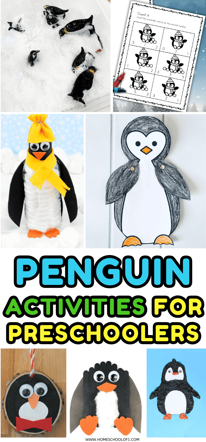 Penguin Activities for Preschool | Crafts & Printables