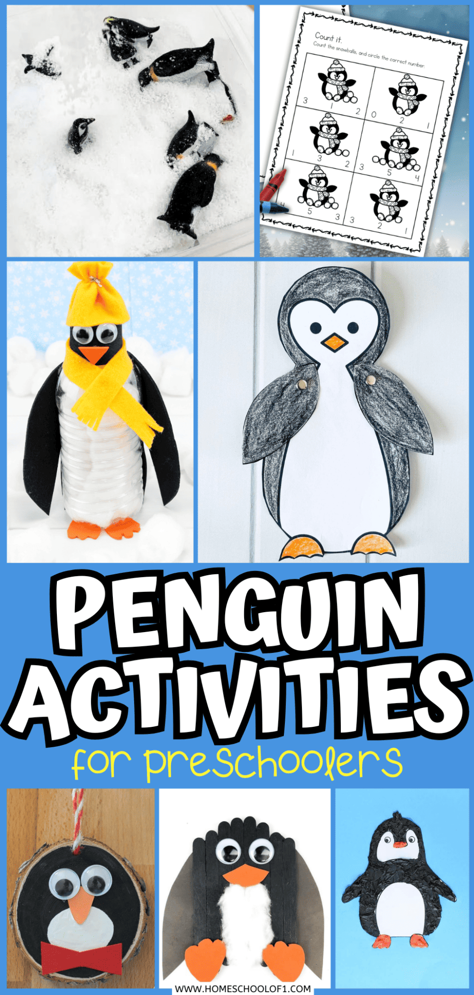 Penguin Activities for Preschool | Crafts & Printables