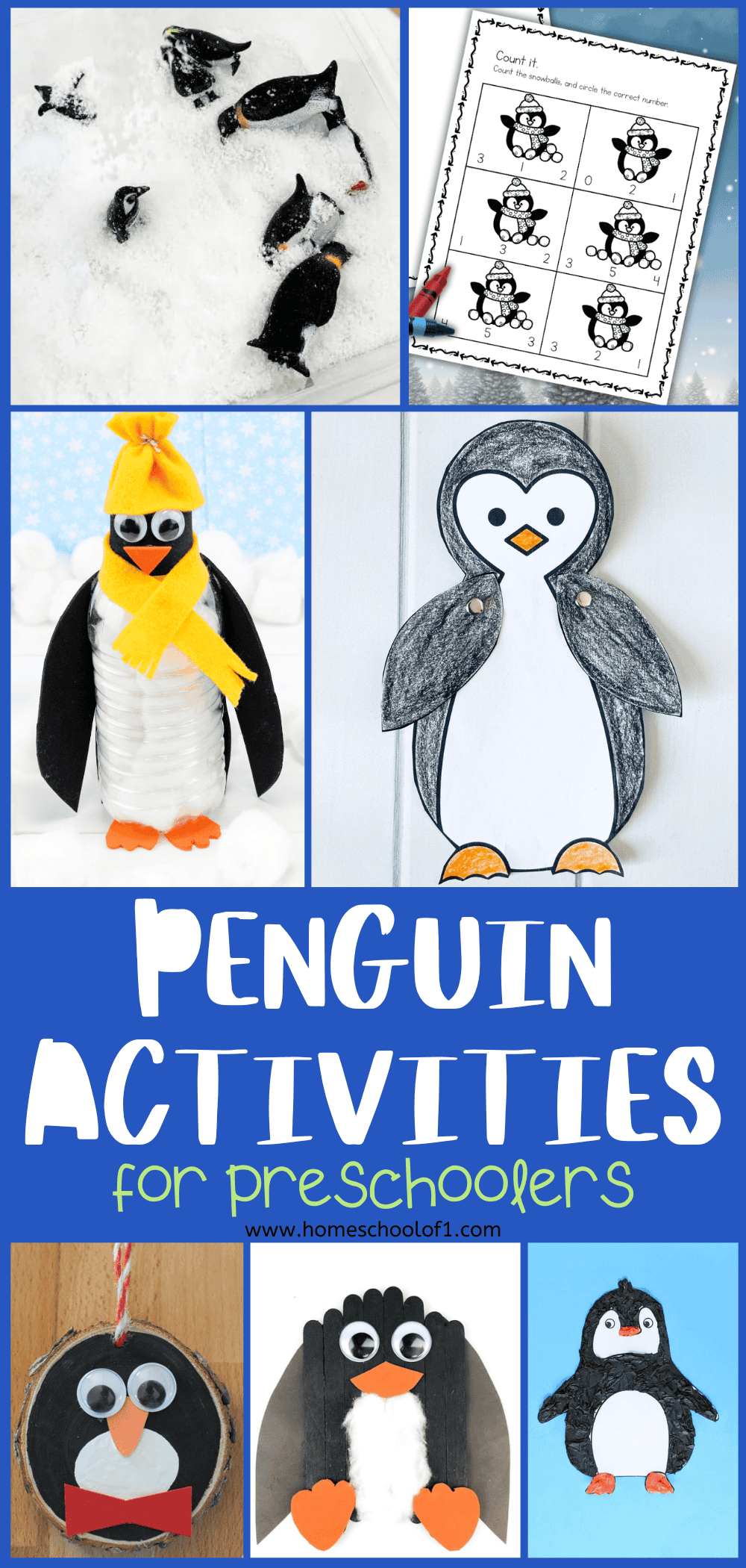 Penguin Activities for Preschoolers | Crafts & Printables