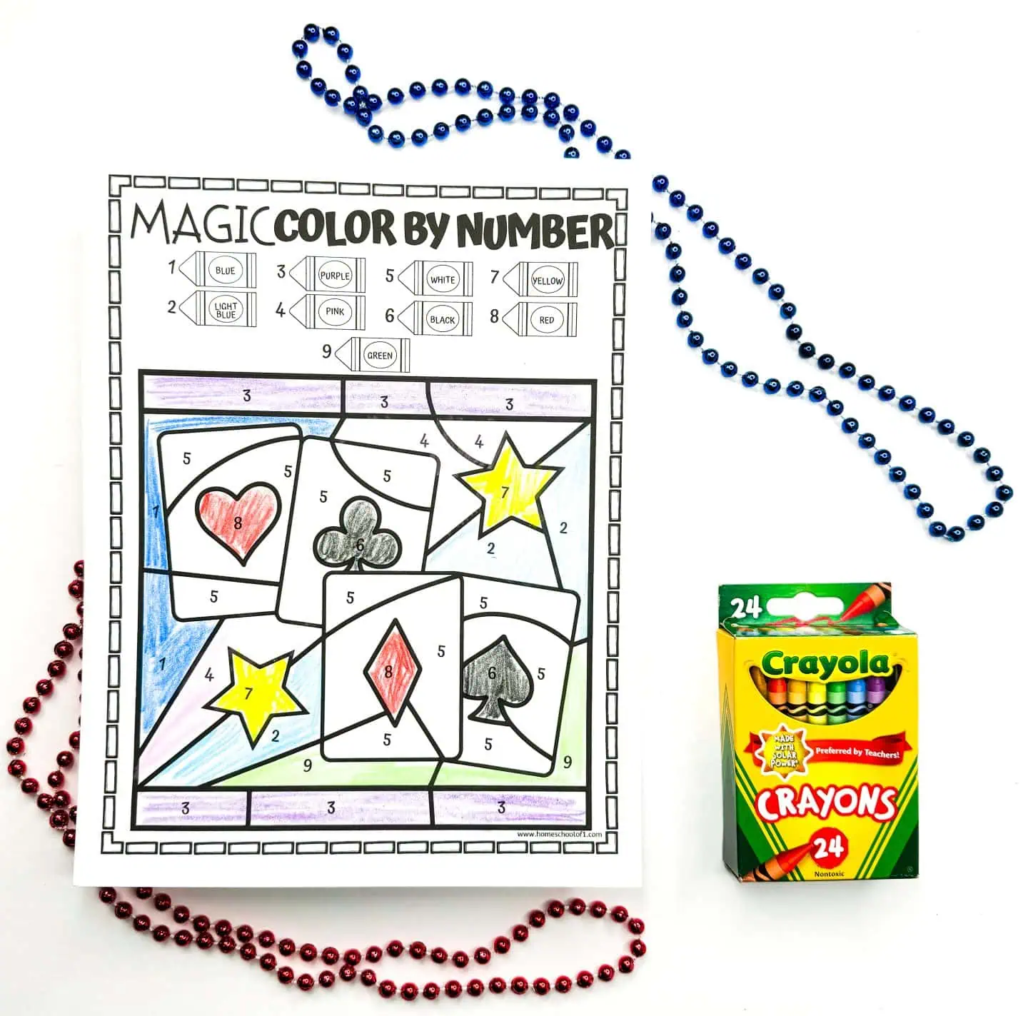 9 Free Magic Color By Number Worksheets