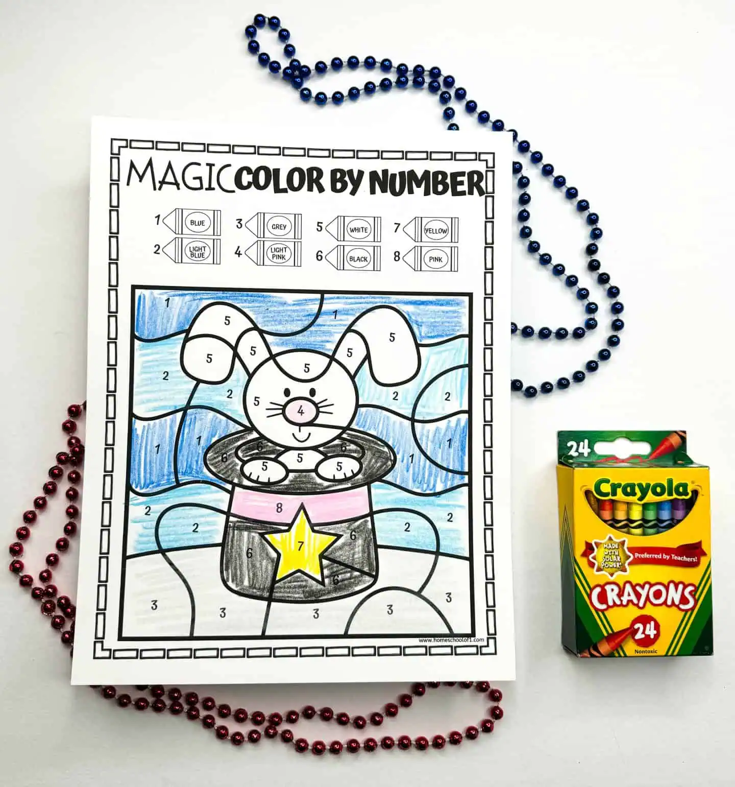 9 Free Magic Color By Number Worksheets