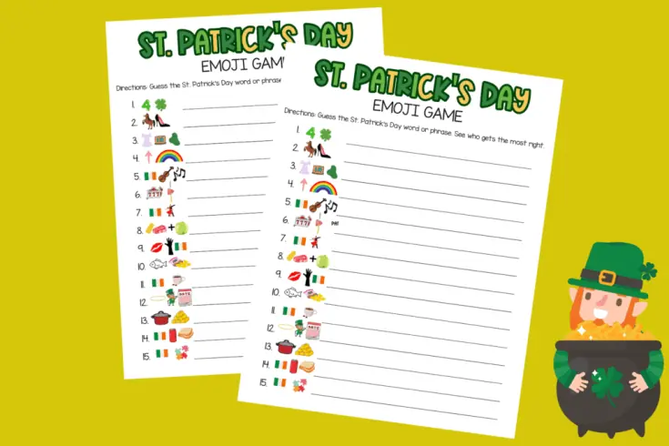 17 St Patrick's Day Free Printable Games