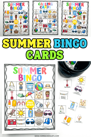 Free Summer Bingo Printable Game for Kids