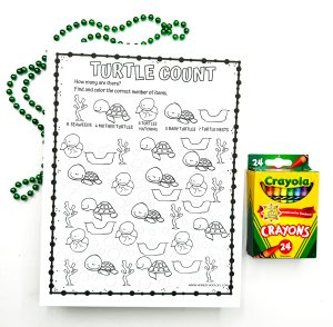 5 Free Turtle Math Worksheets for Preschoolers