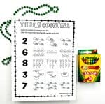 5 Free Turtle Math Worksheets for Preschoolers