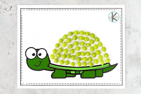 Turtle Activities for Preschoolers with Worksheets and Crafts