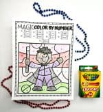 Free Magician Coloring Pages (Color By Number)