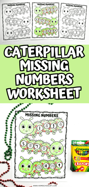 Free Printable Missing Numbers Worksheet