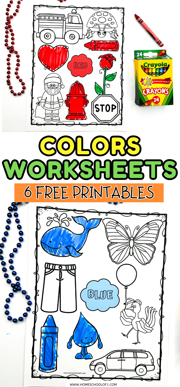 Fun & Free Colors Worksheets for Preschool Learning