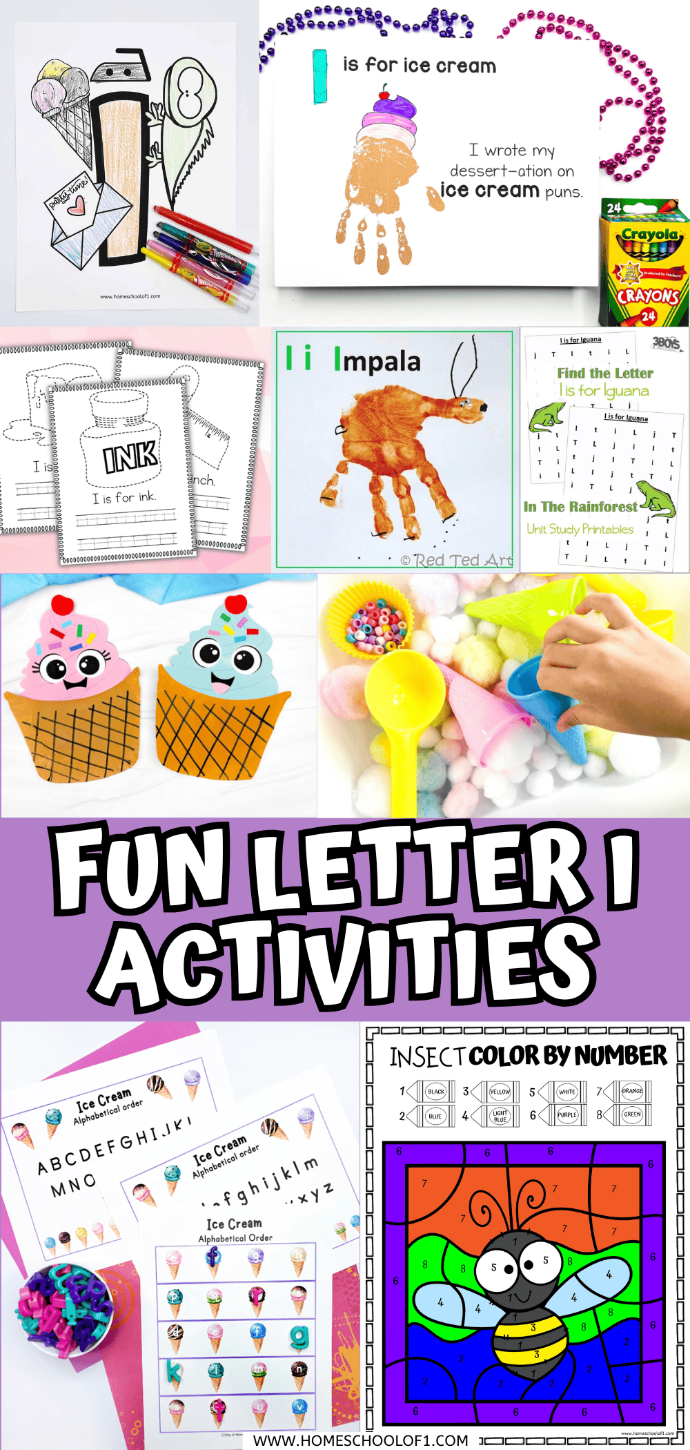 Letter I Activities for Preschoolers (Crafts & Printables)