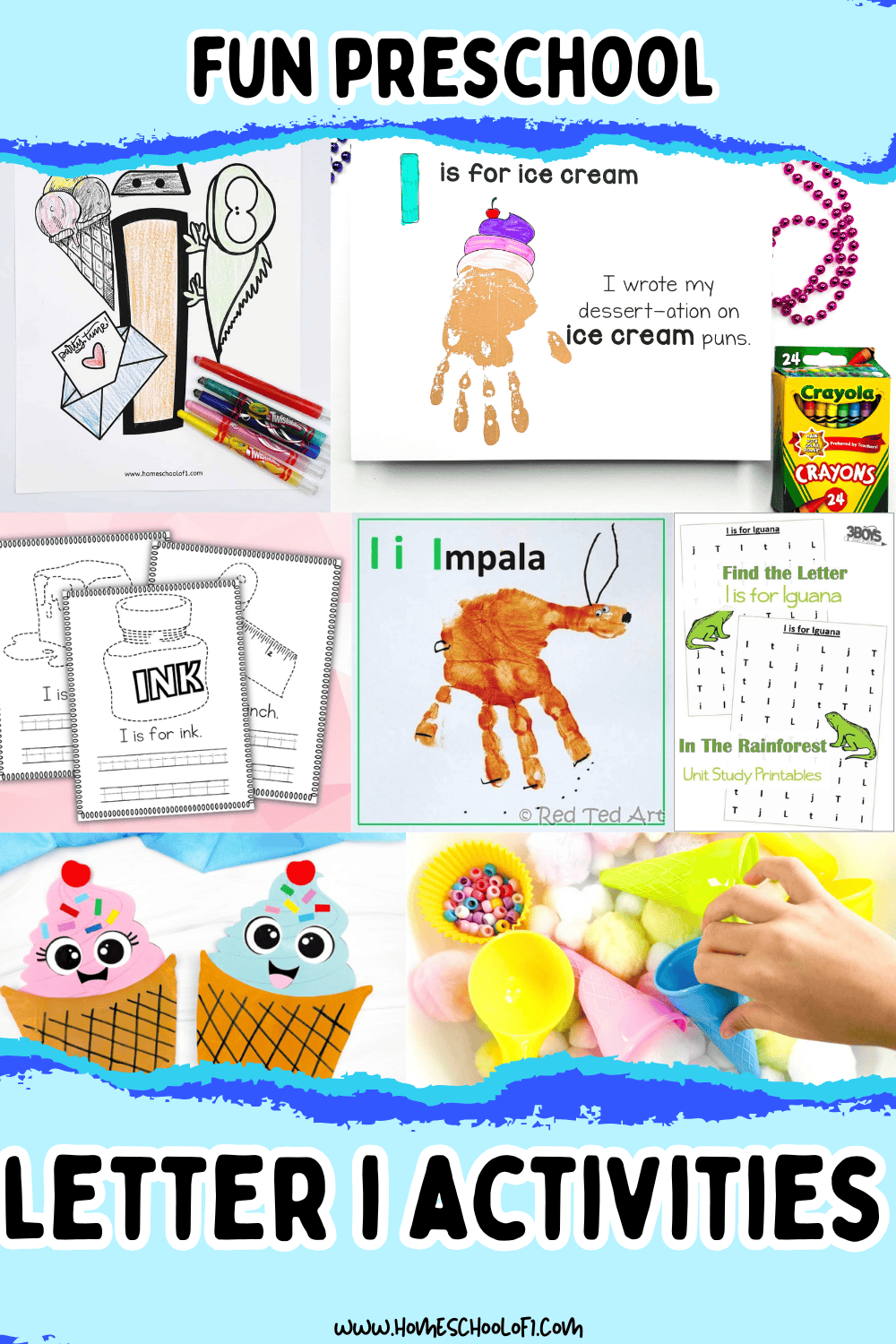 Letter I Activities for Preschoolers (Crafts & Printables)