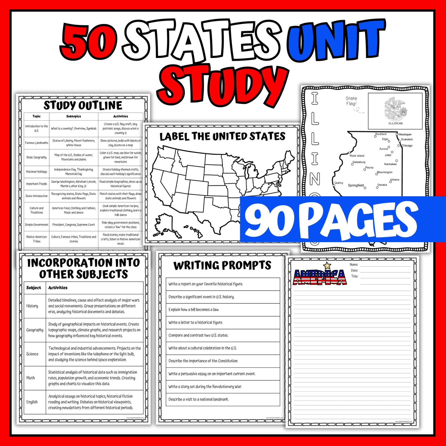 Fun Ways To Learn The 50 States With Kids