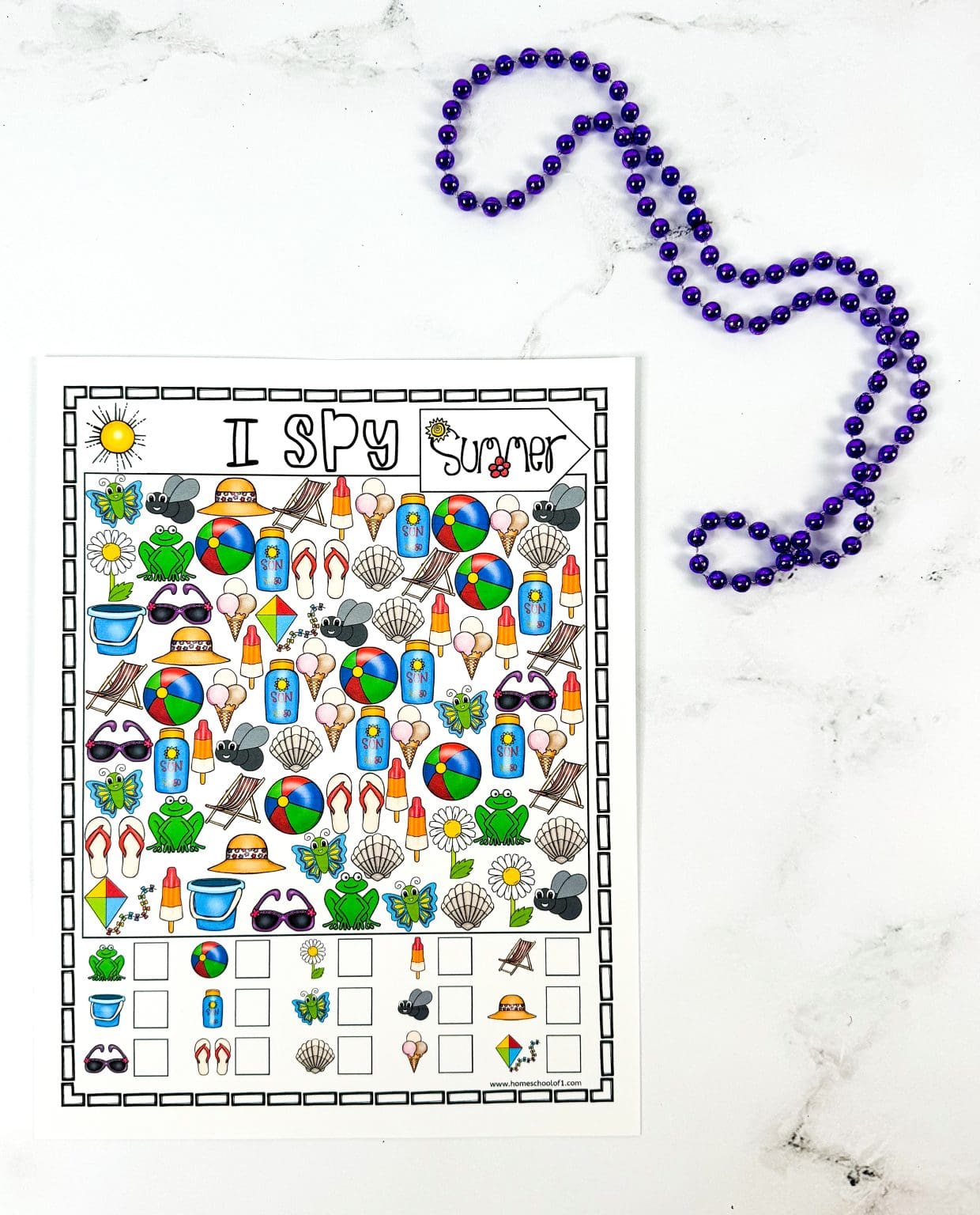 Free I Spy Printable Worksheets