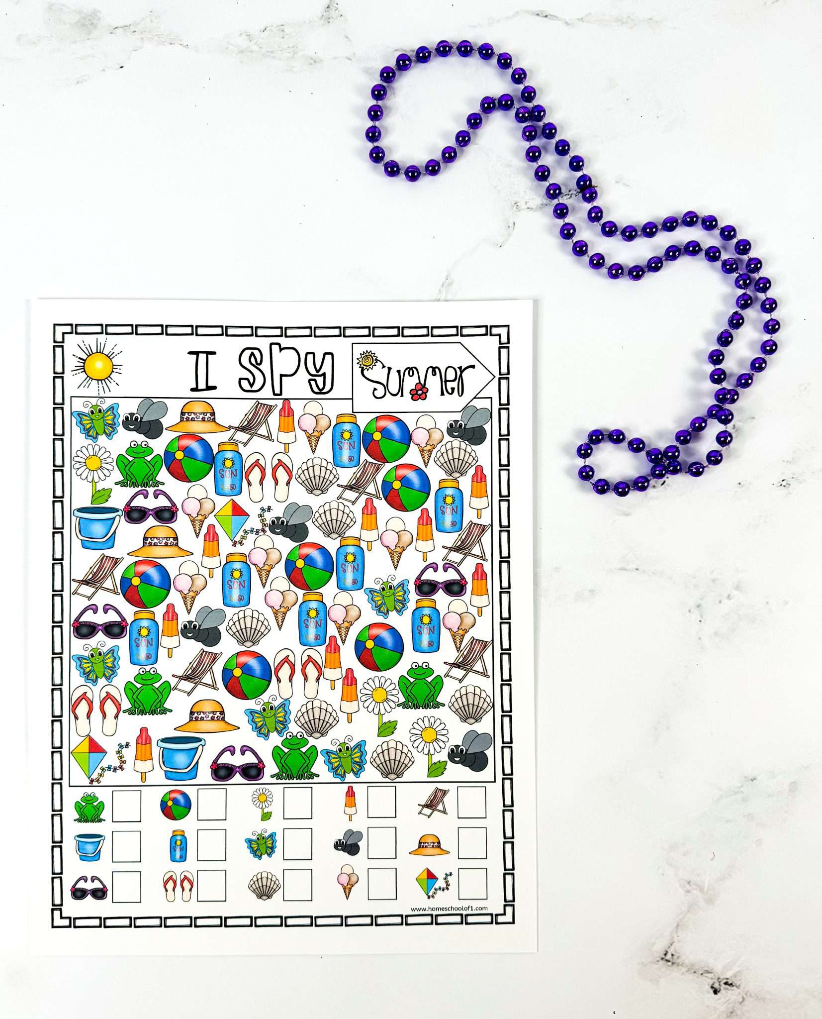 Free I Spy Printable Worksheets