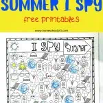 I Spy Summer (3 Free Printables)