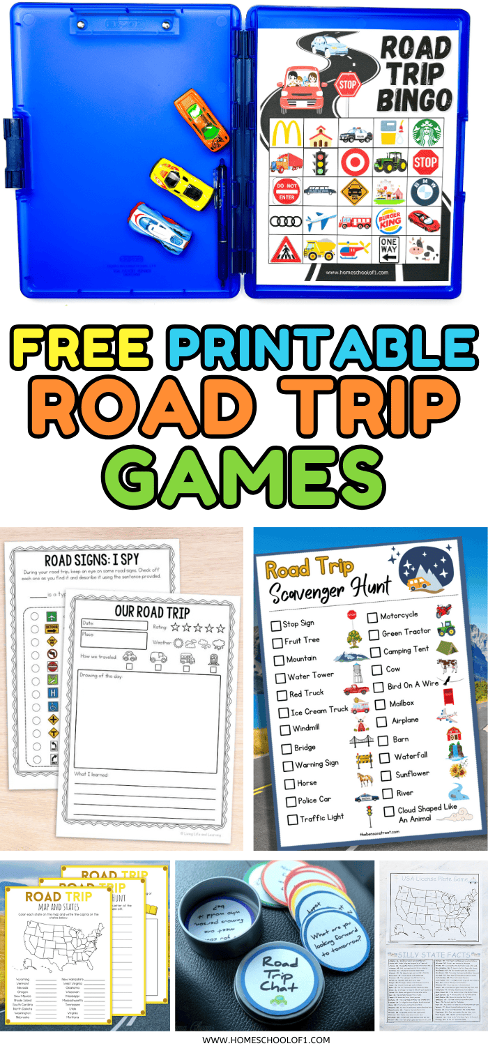 19 Printable Road Trip Games to Keep Kids Busy
