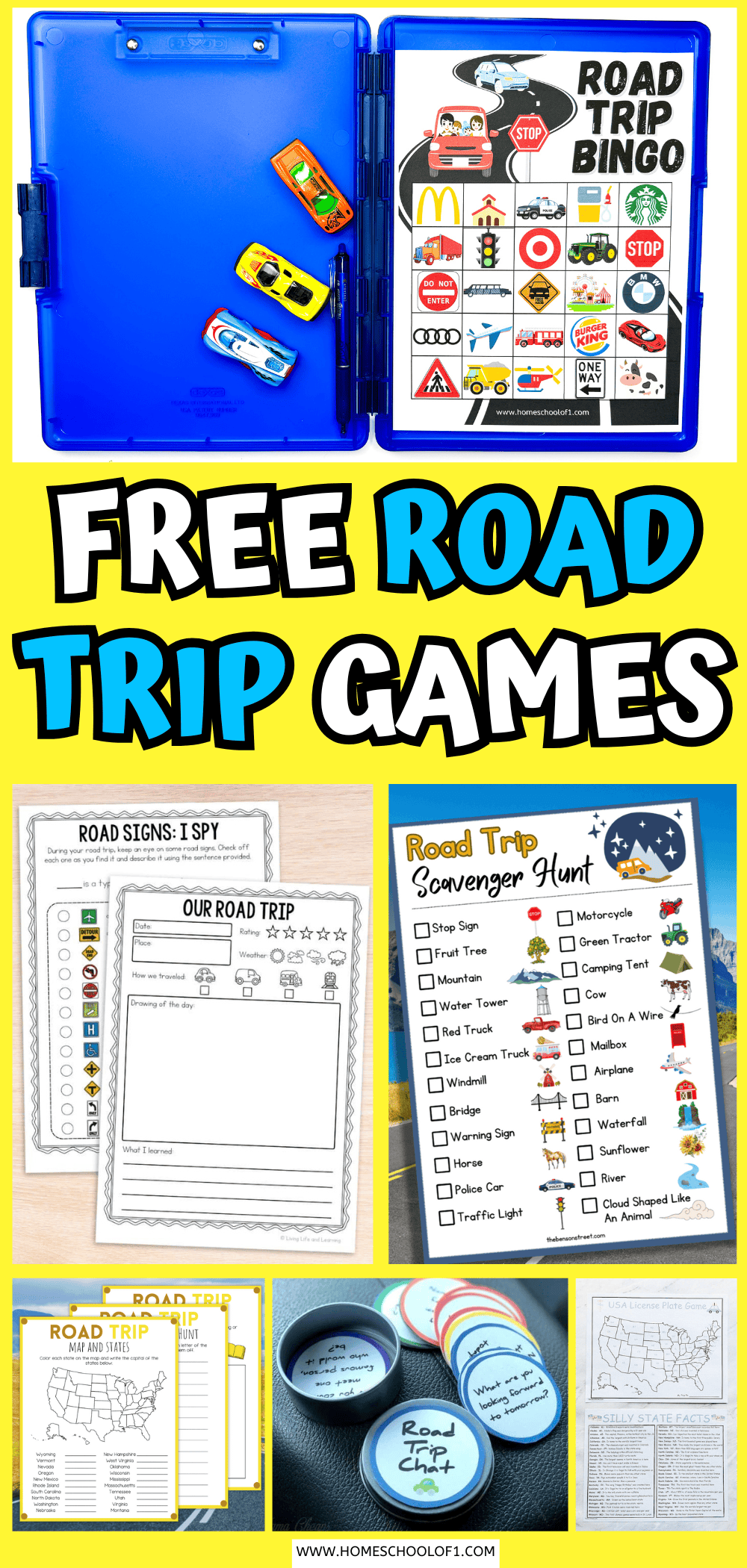 19 Printable Road Trip Games to Keep Kids Busy