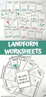 Free Landforms Worksheets For Kids