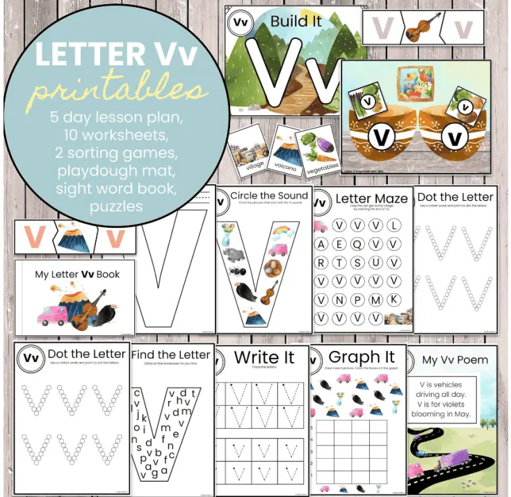 17 Letter V Activities For Preschoolers