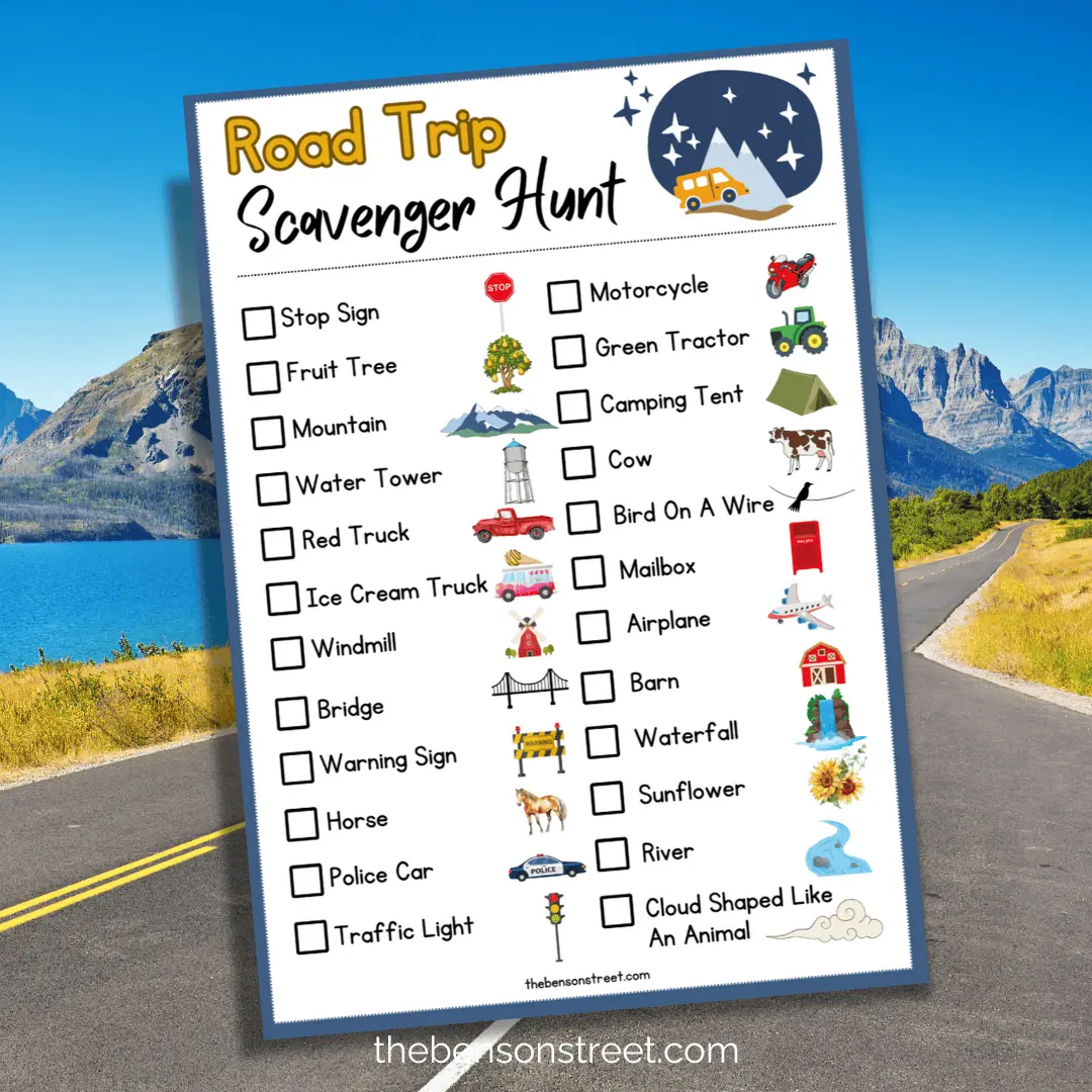 19 Free Printable Road Trip Games