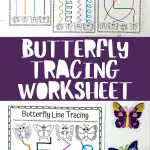 Butterfly Tracing Worksheet (5 Free Printables)