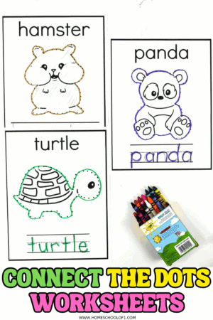 Free Animal Dot to Dot Printables for Preschool