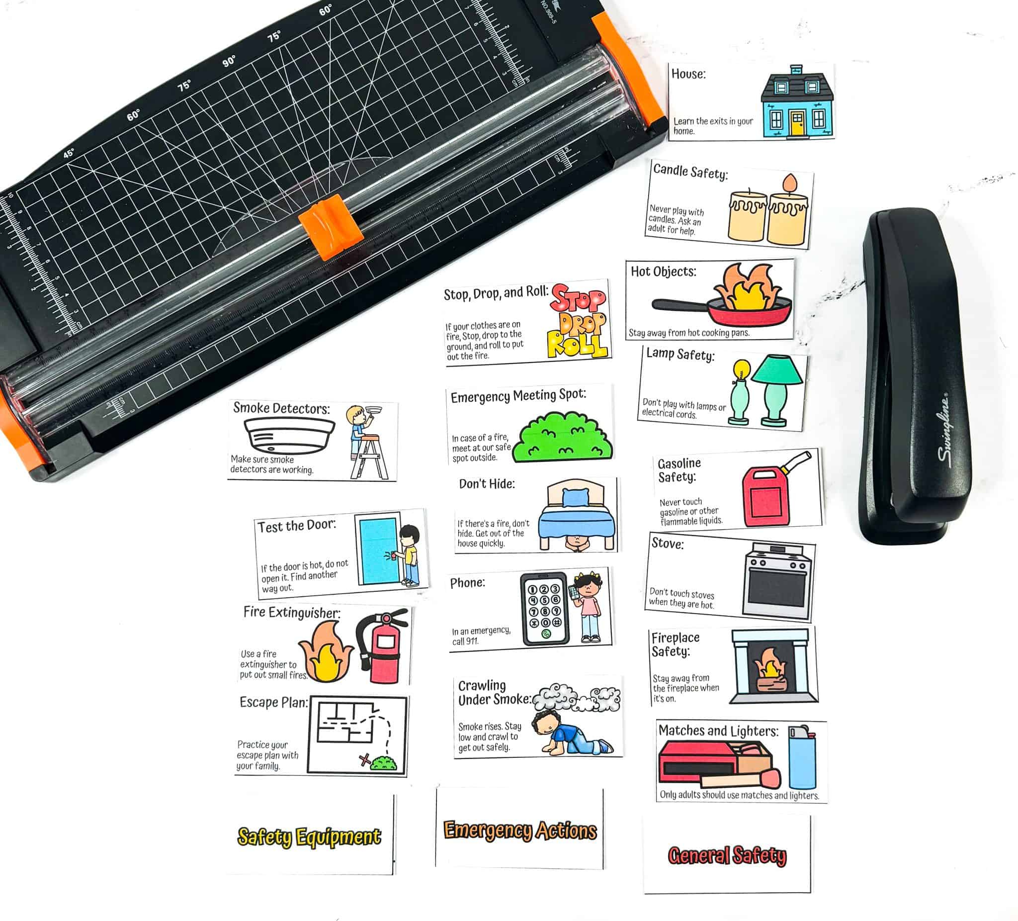 Free Home Fire Safety Worksheet For Kids