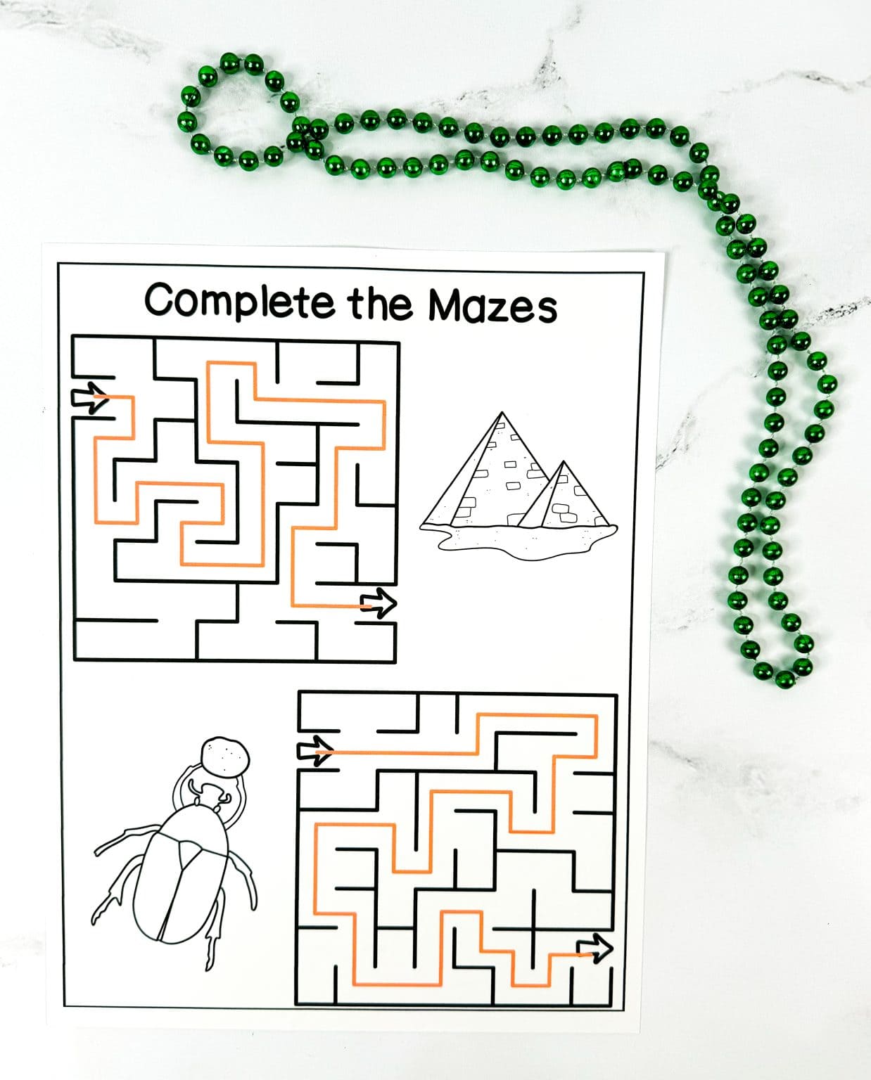 Free Printable Hieroglyphics Worksheets for Kids