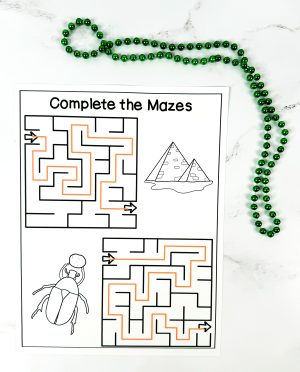 Free Printable Hieroglyphics Worksheets for Kids