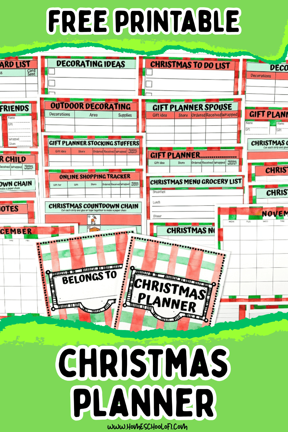 Free Printable Christmas Planner to Organize Your Holiday Season