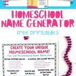 Homeschool Name Generator | Finding The Perfect Name