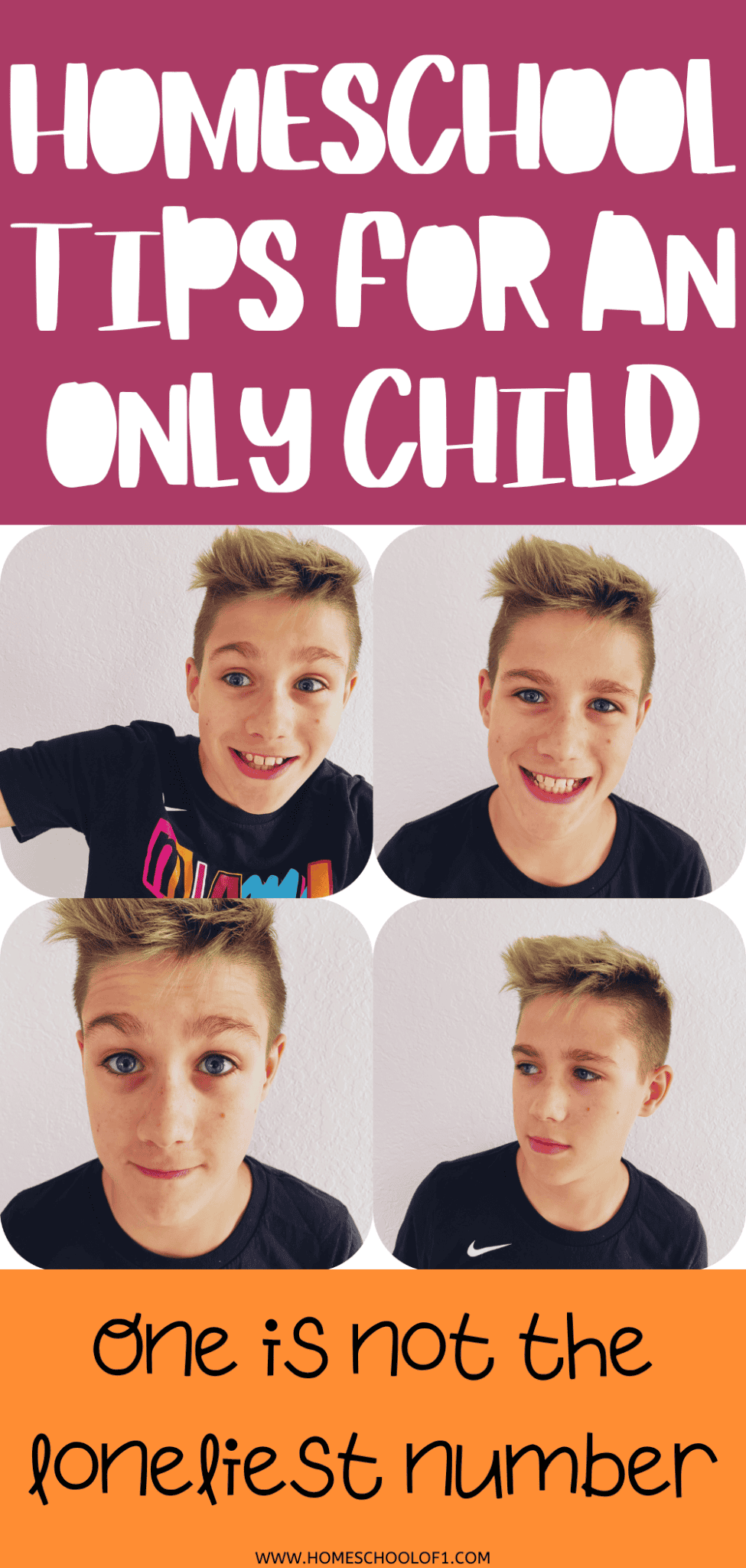 Homeschool Tips for an Only Child