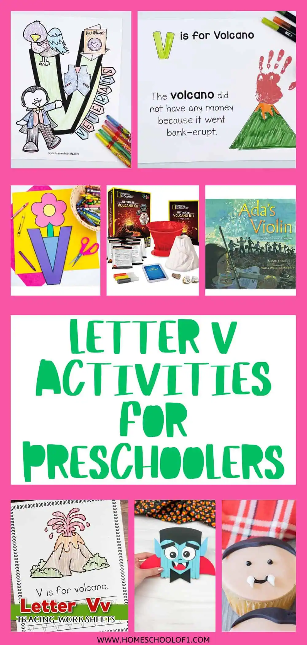 Letter V Activities For Preschoolers | Free Printables & Crafts