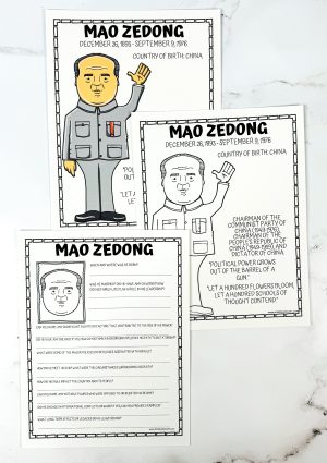 Famous Dictatorship Worksheets